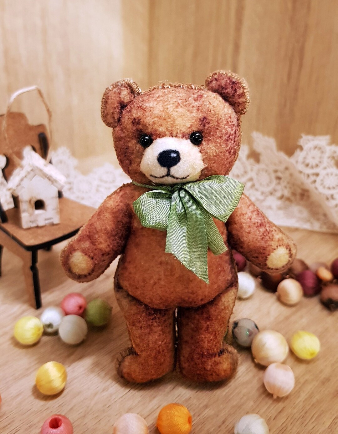 Cute Stuffed Teddy, Sewing Kits, Craft Pattern, Craft Panel, Sewing ...