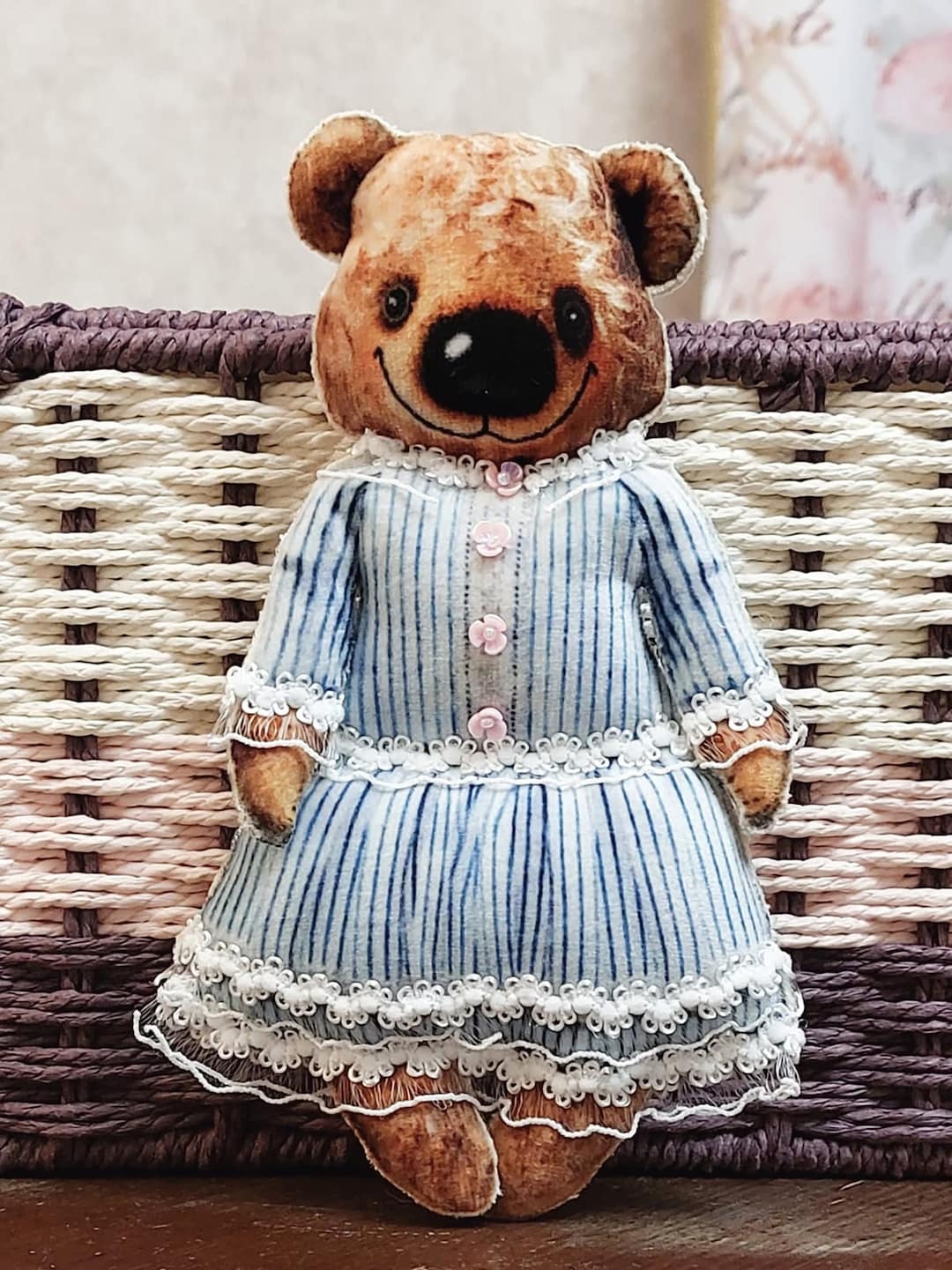 Cute Stuffed Teddy, Sewing Kits, Craft Pattern, Craft Panel, Sewing ...