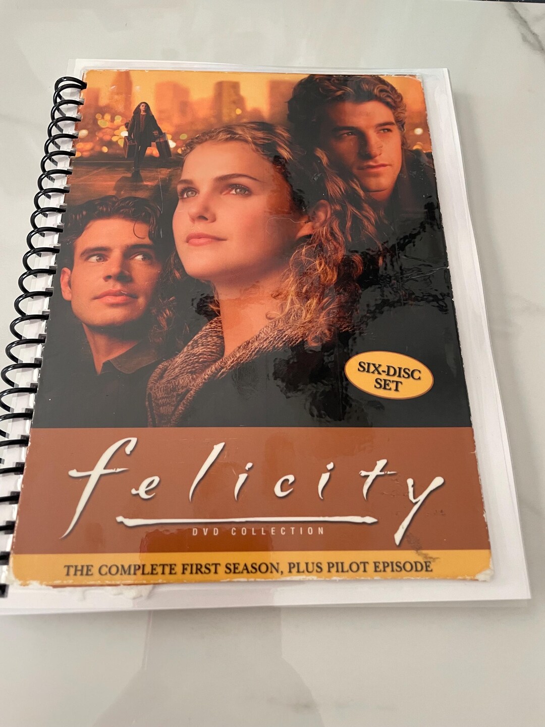 Felicity Season 1 DVD Upcycled Spiral Bound Notebook Notepad Journal ...
