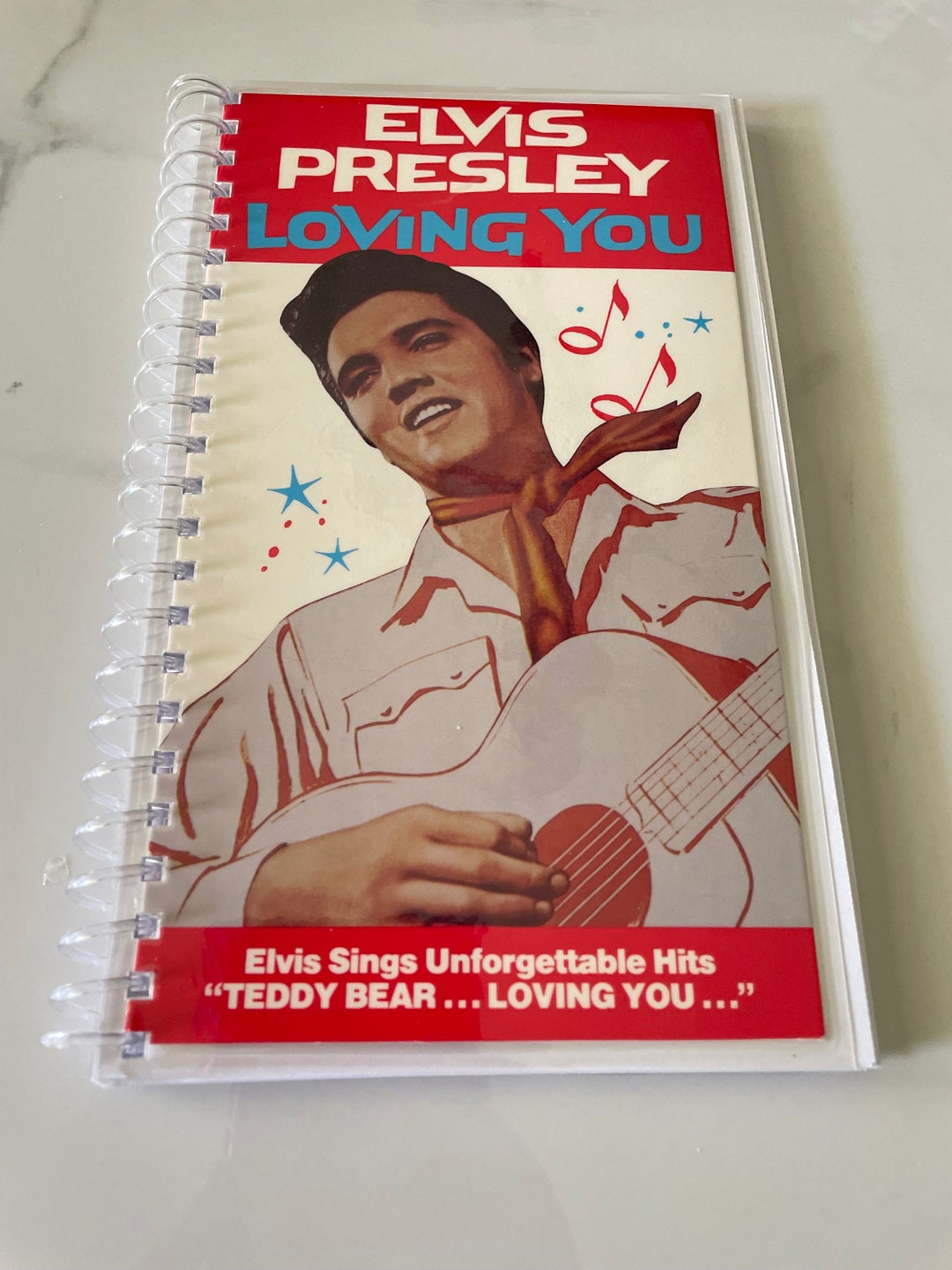 Loving You Movie VHS Upcycled Spiral Bound Notebook Journal Vintage ...