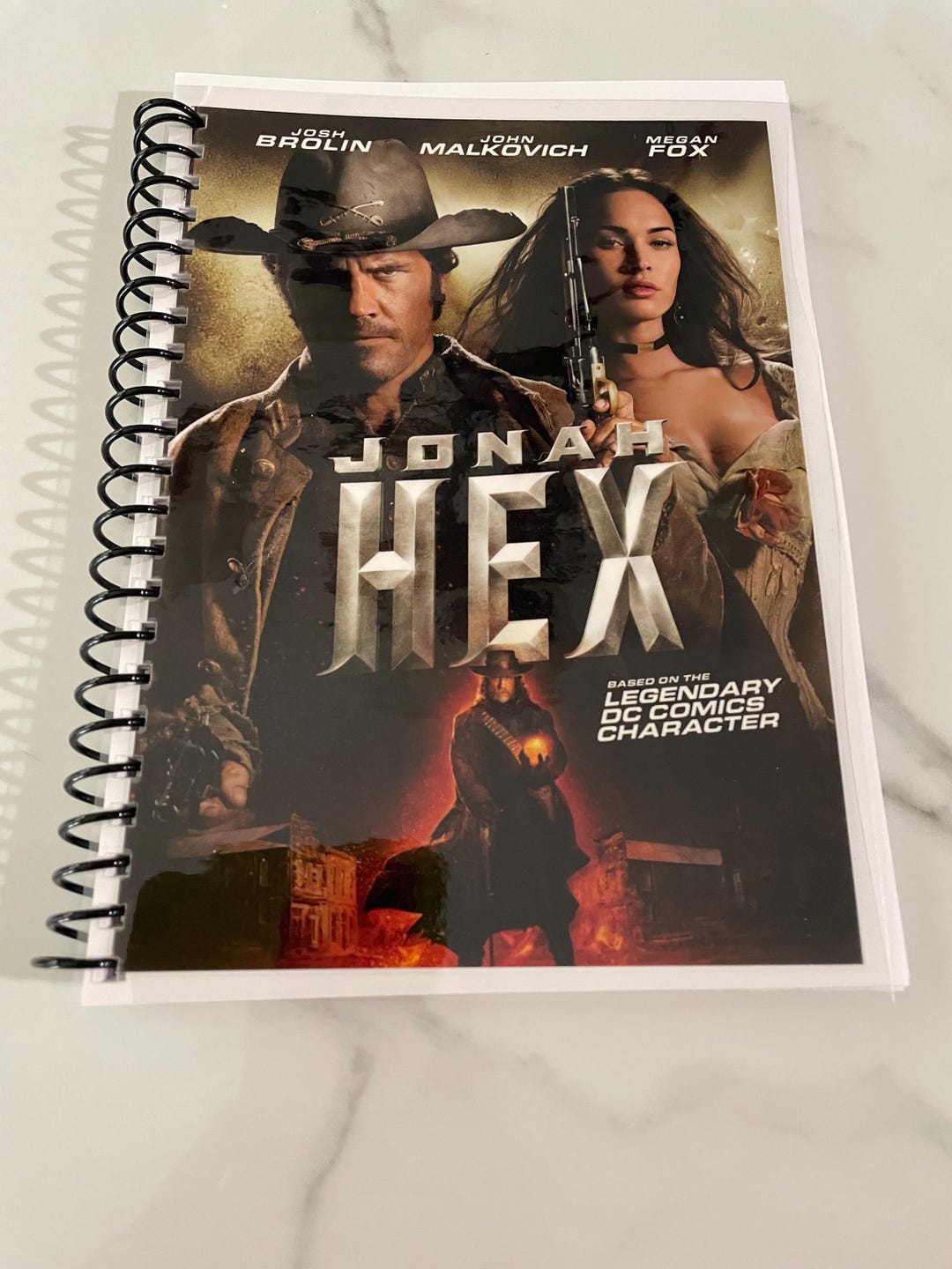 Jonah Hex Movie DVD Upcycled Spiral Bound Notebook Journal Notepad Gift Ideas Vintage Megan Fox ...