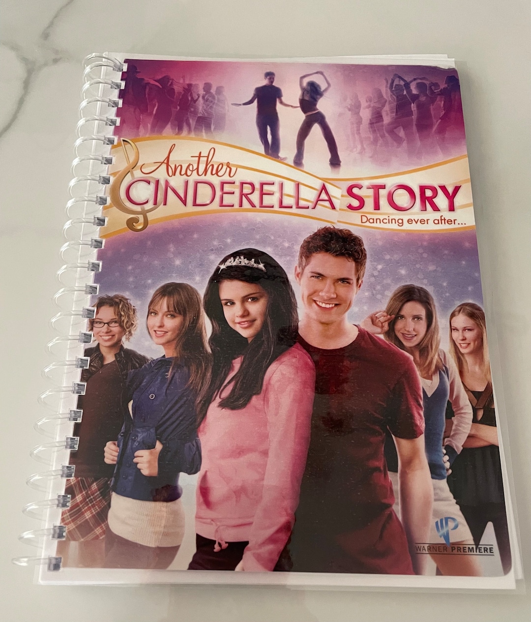 Another Cinderella Story Movie DVD 2000s Upcycled Spiral Bound Notebook ...
