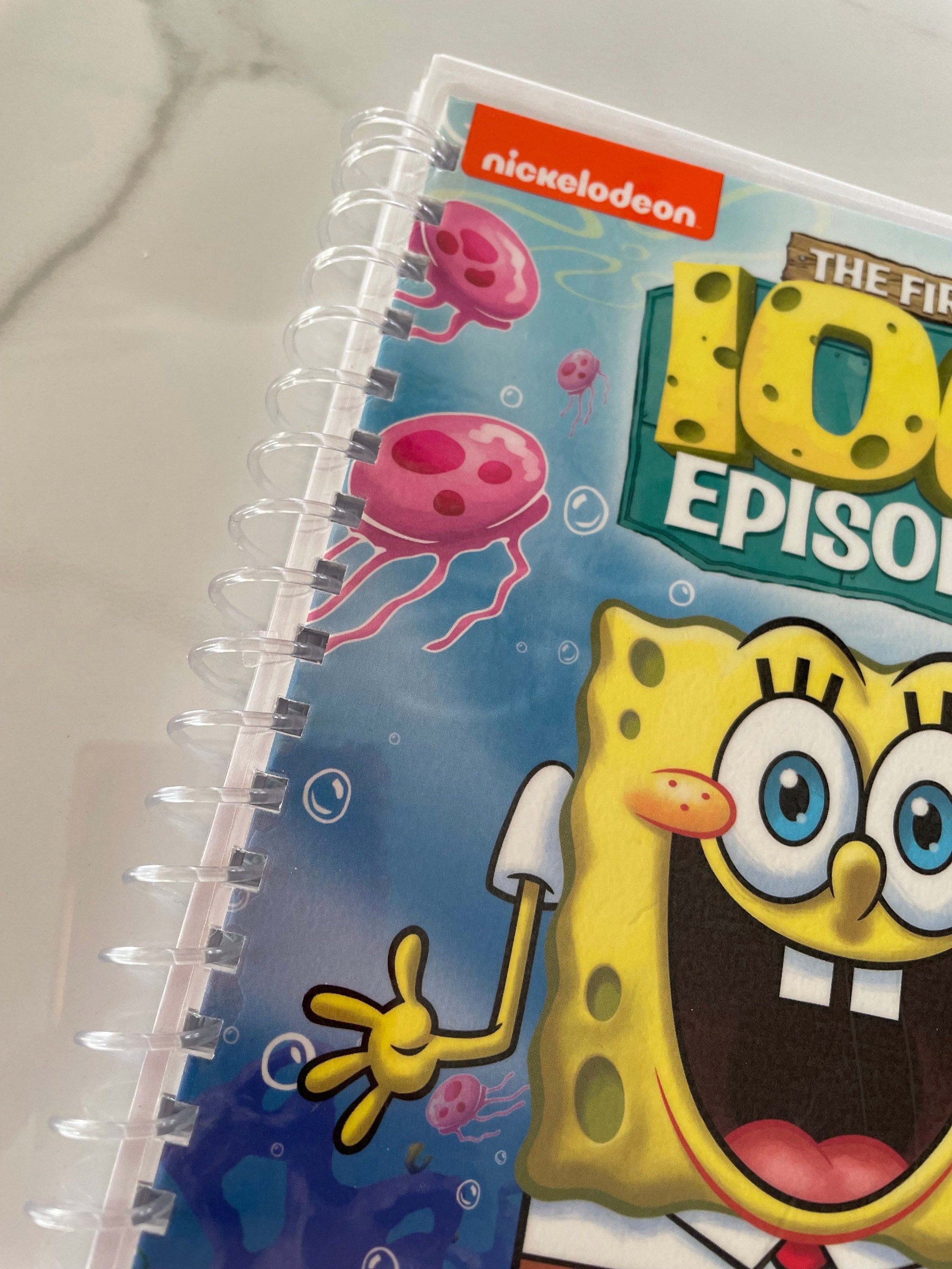 Spongebob Squarepants the First 100 Episodes DVD Upcycled Spiral Bound ...