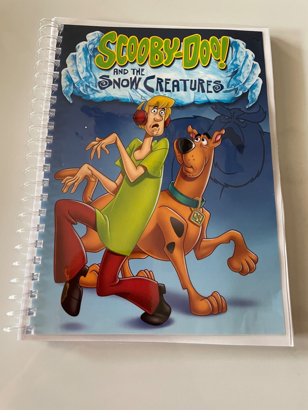Scooby Doo and the Snow Creatures Cartoon Movie DVD Upcycled Spiral ...