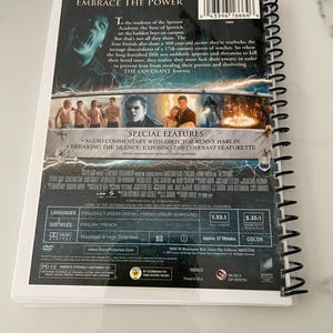 The Covenant Movie DVD Upcycled Spiral Bound Notebook Journal Notepad Nostalgia Vintage 2007 ...