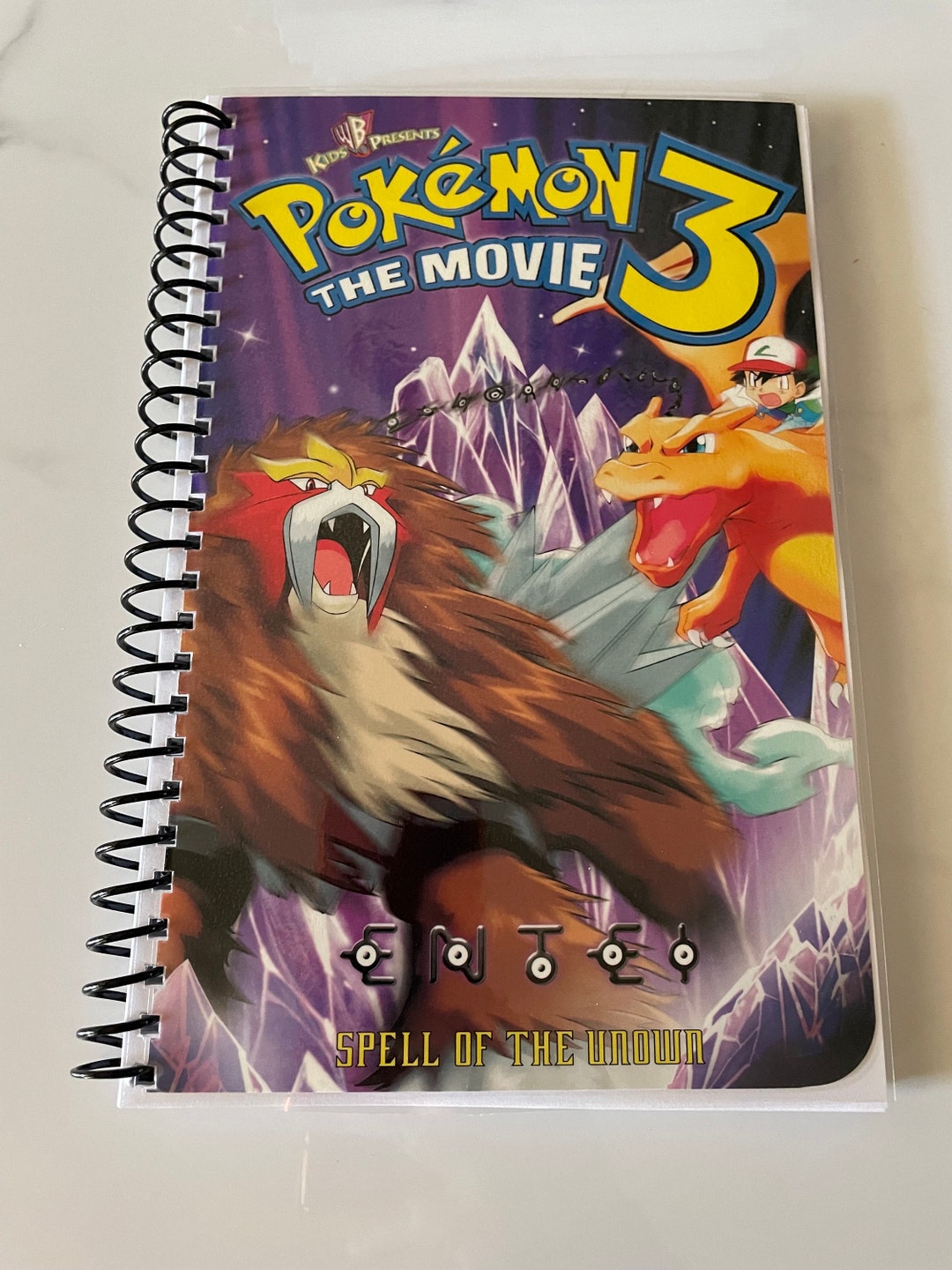 Animated Pokémon 3 the Movie Spell of the Unown VHS Upcycled Spiral ...