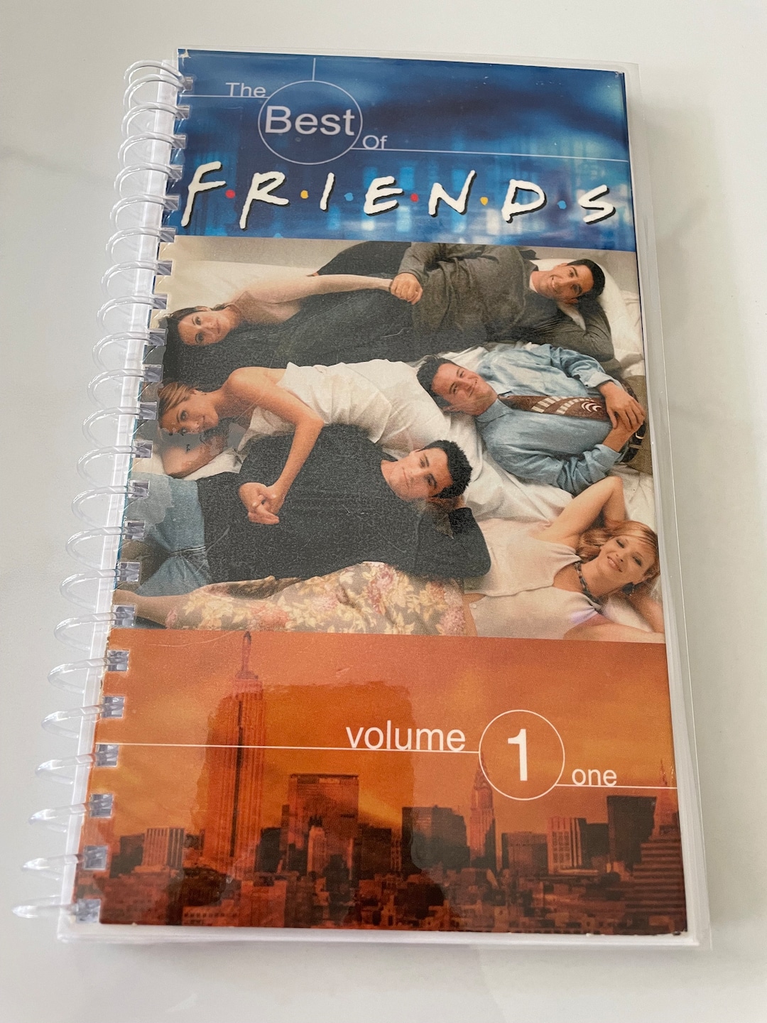 Friends the Best of Volume 1 90s TV Show VHS Video Upcycled Spiral ...