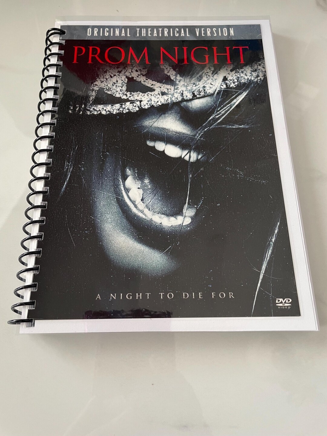 Prom Night Movie DVD Upcycled Spiral Bound Notebook Journal Notepad ...