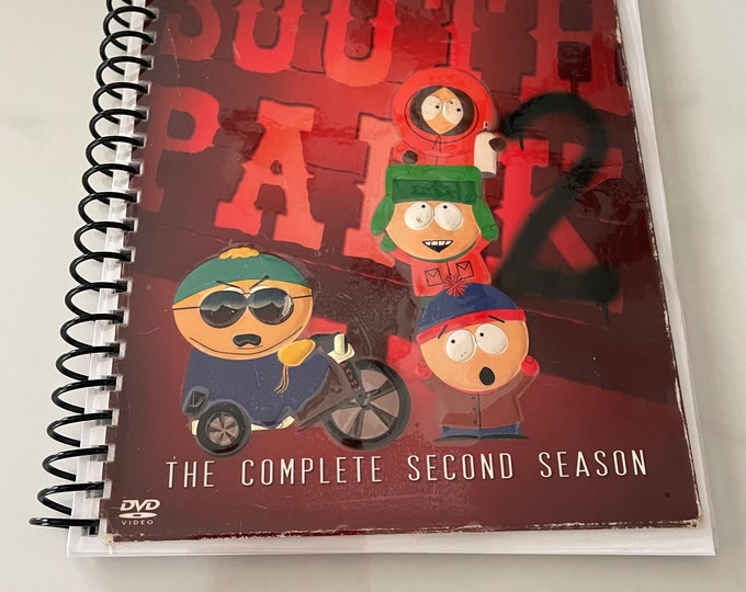 South Park TV Series Show Season 2 DVD Upcycled Spiral Bound Notebook ...