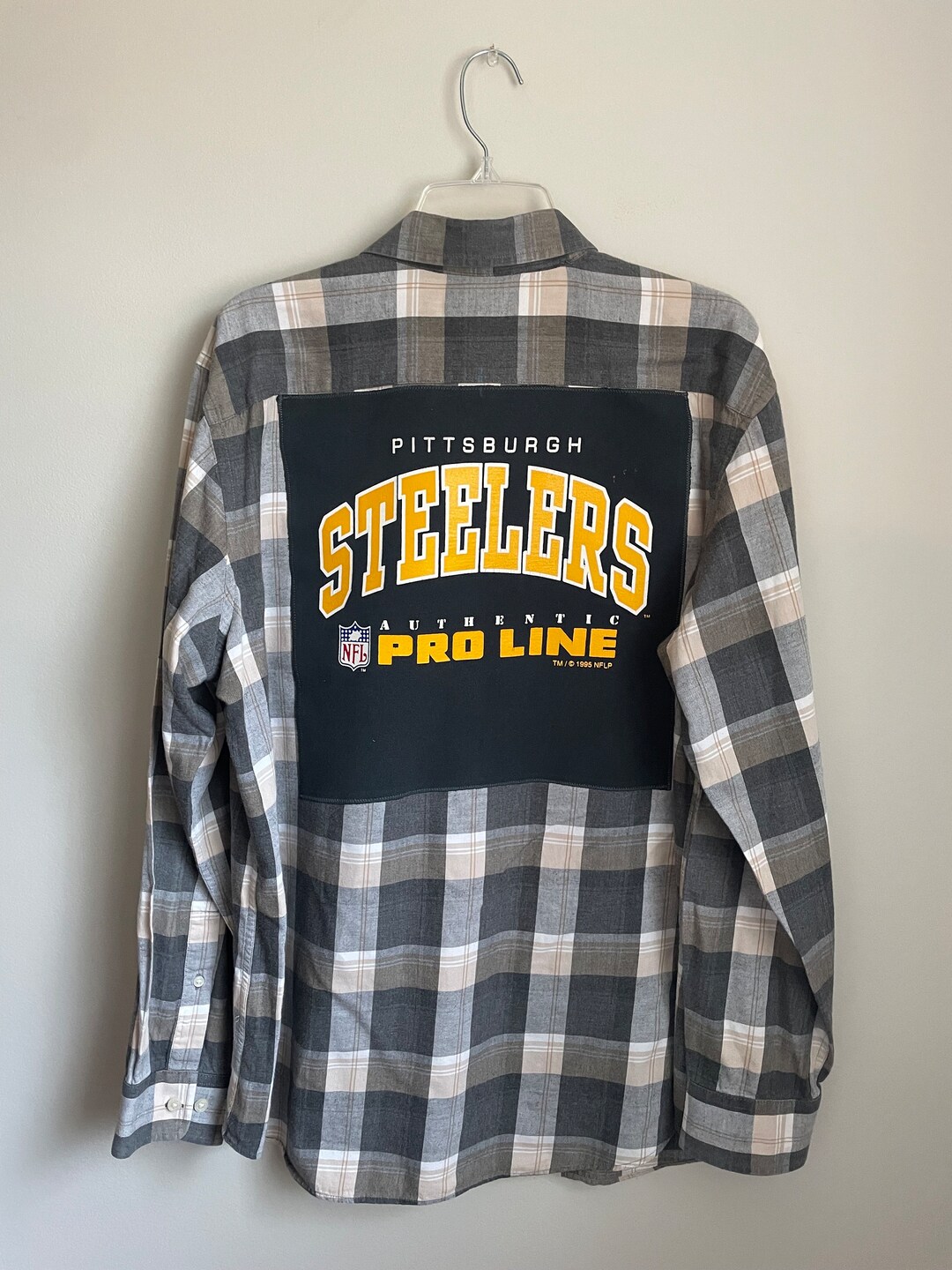 Pittsburgh Steelers Recycled and Upcycled T-shirt Mens Standard Fit ...
