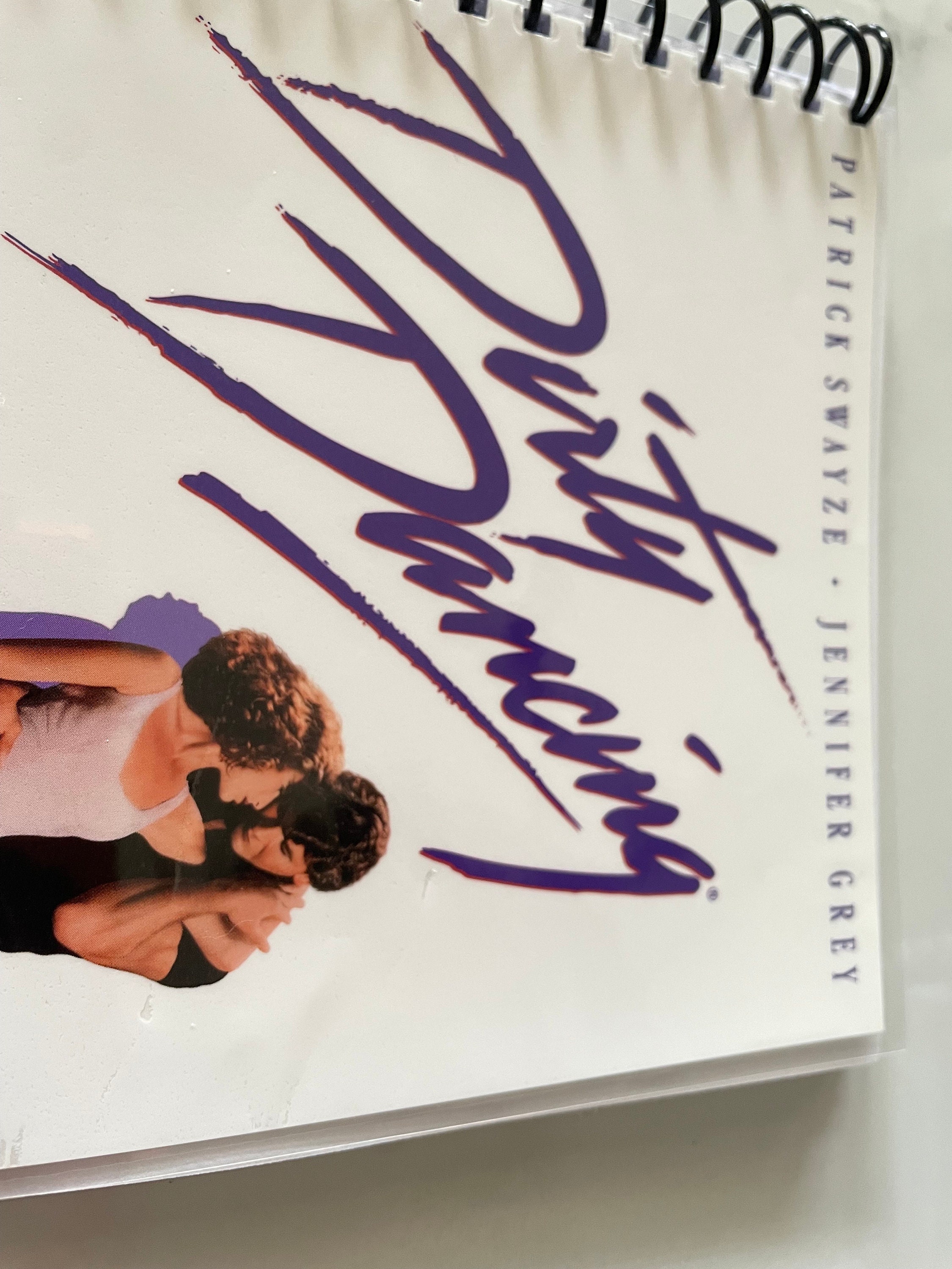 Dirty Dancing Movie DVD Upcycled Spiral Bound Notebook Journal Notepad ...