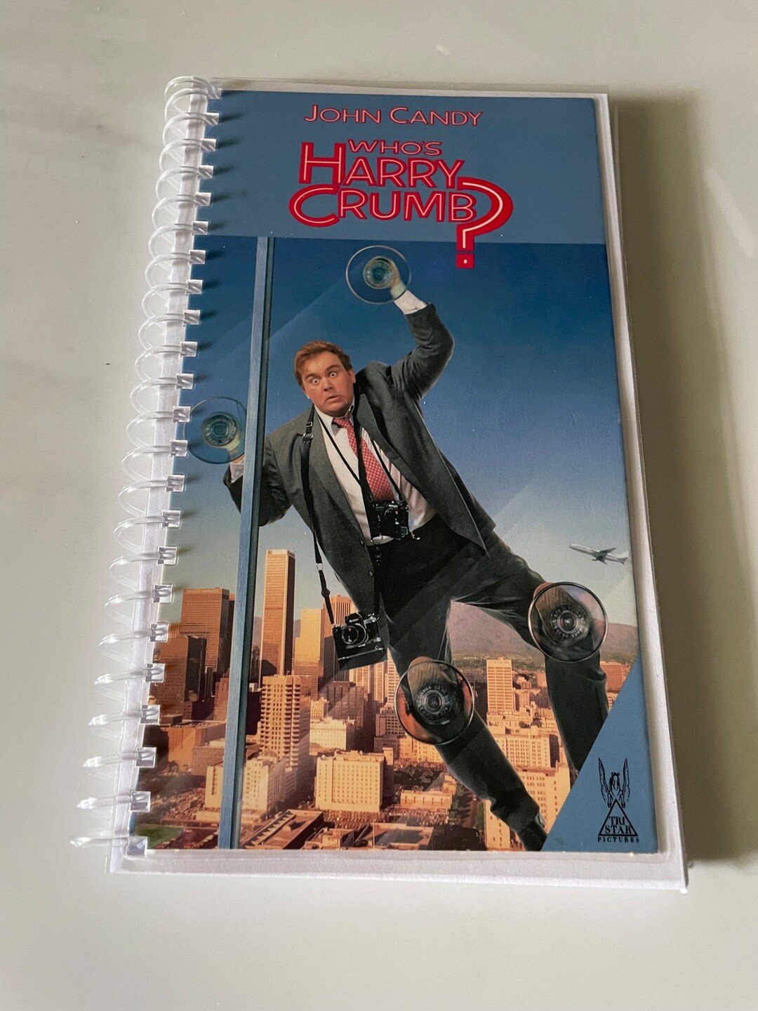 Who’s Harry Crumb? Movie VHS Upcycled Spiral Bound Notebook Journal ...