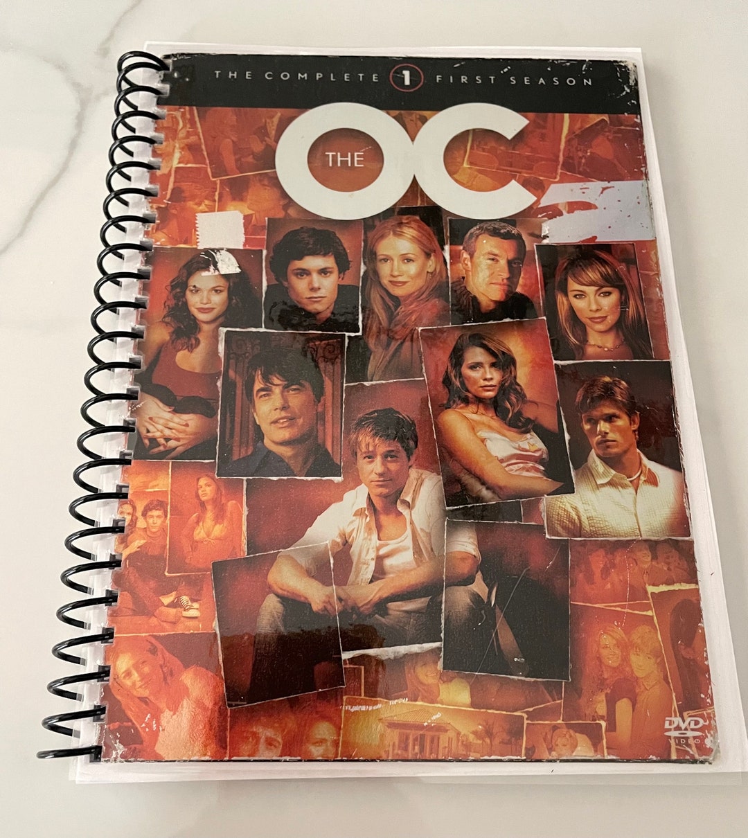 The OC Season 1 Early 2000s DVD Upcycled Spiral Bound Notebook Journal ...