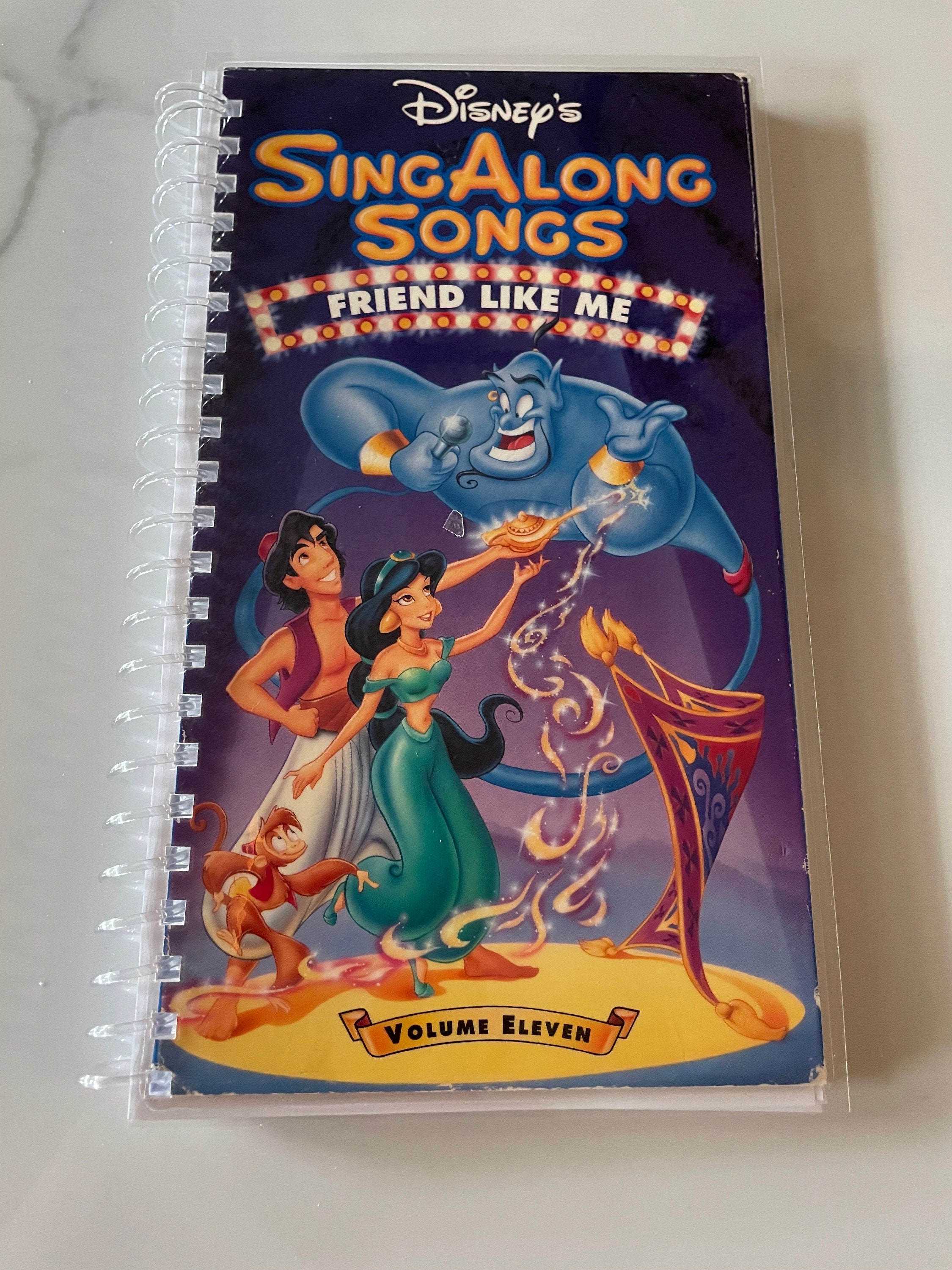 Disney Sing Along Songs Volume Eleven Friend Like Me Aladdin Movie VHS ...