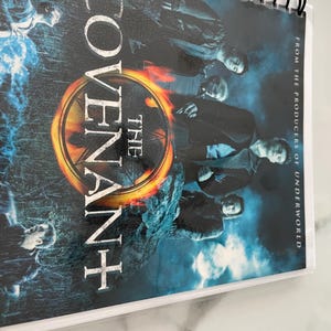 The Covenant Movie DVD Upcycled Spiral Bound Notebook Journal Notepad Nostalgia Vintage 2007 ...