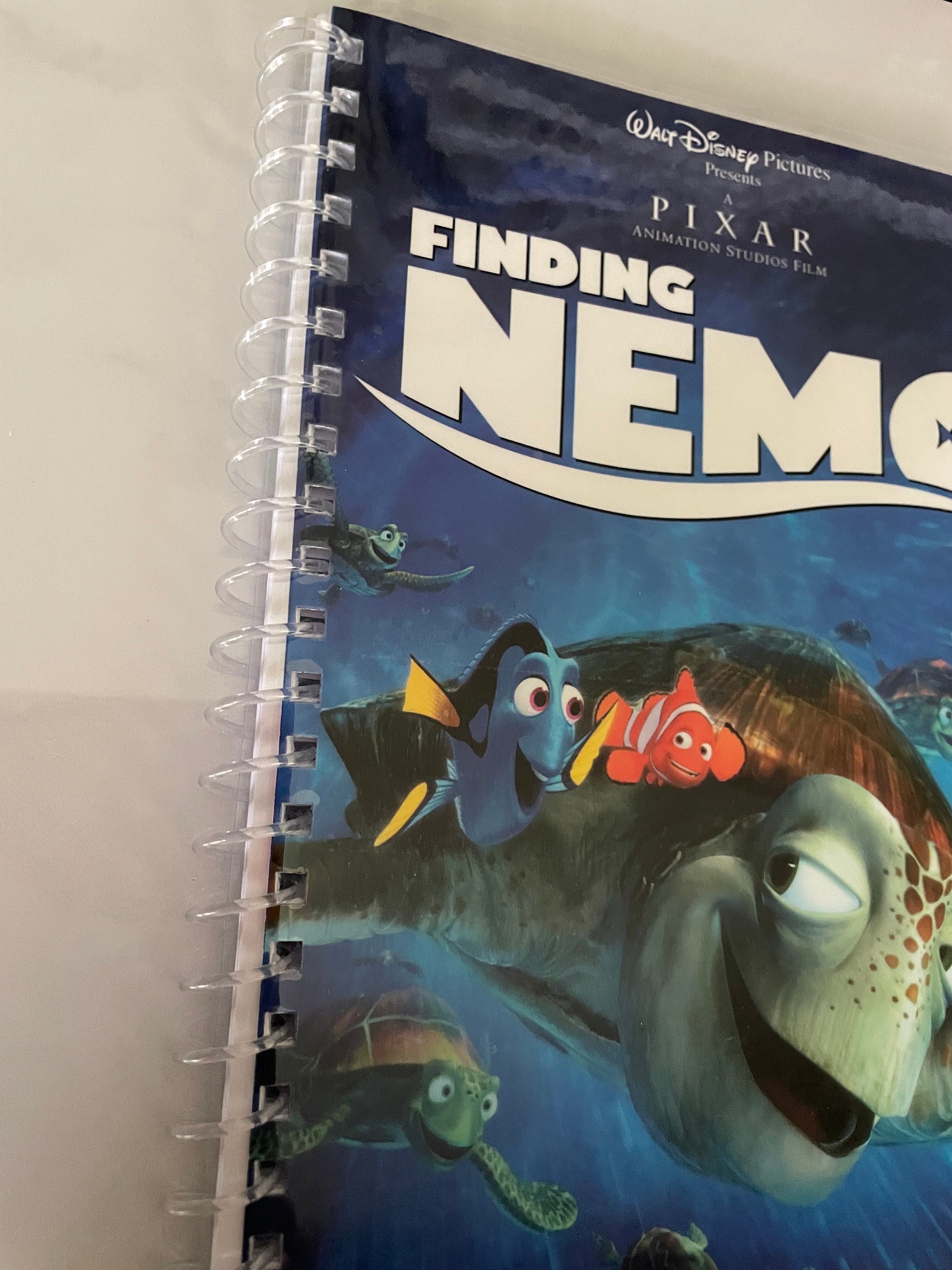 Disney Finding Nemo 2001 Movie VHS Upcycled Spiral Bound - Etsy