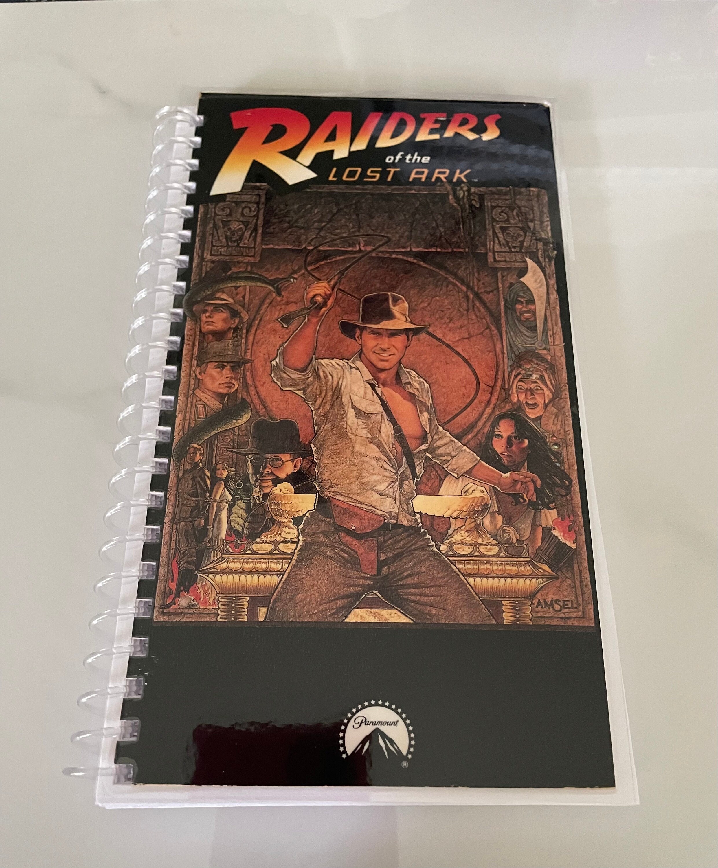 Indiana Jones Raiders of the Lost Ark Harrison Ford Movie VHS Upcycled ...