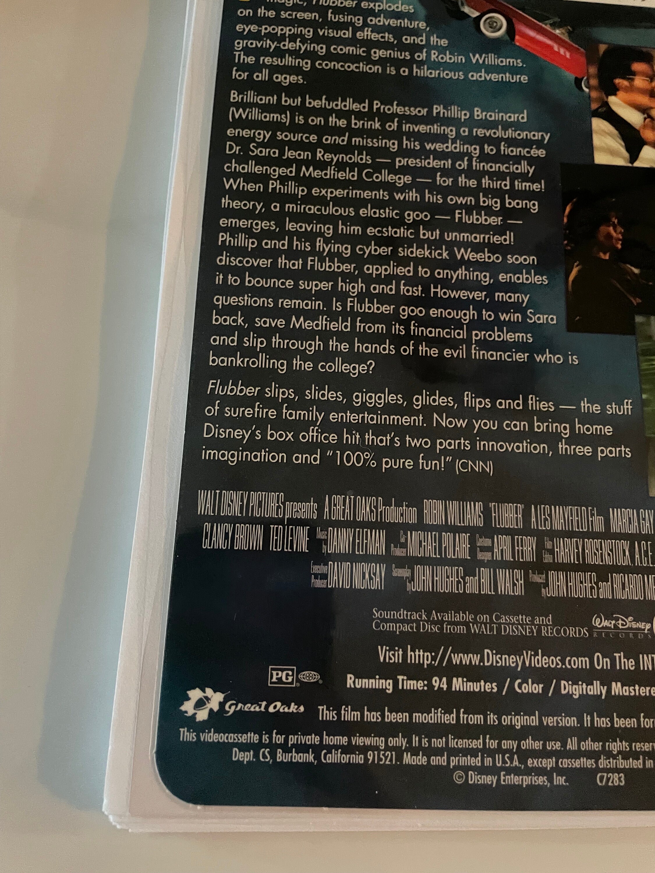 Disneys Flubber Robin Williams VHS Upcycled Spiral Bound - Etsy