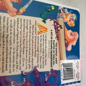 Disneys Hercules Animated 90s VHS Upcycled Spiral Bound Notebook ...