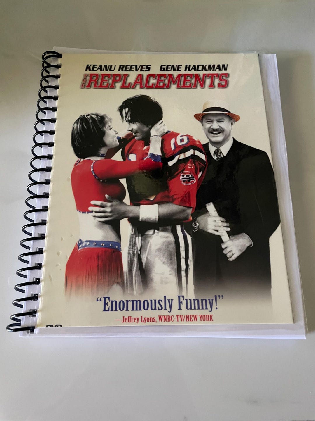 The Replacements Movie DVD VHS Upcycled Spiral Bound Notebook Journal ...