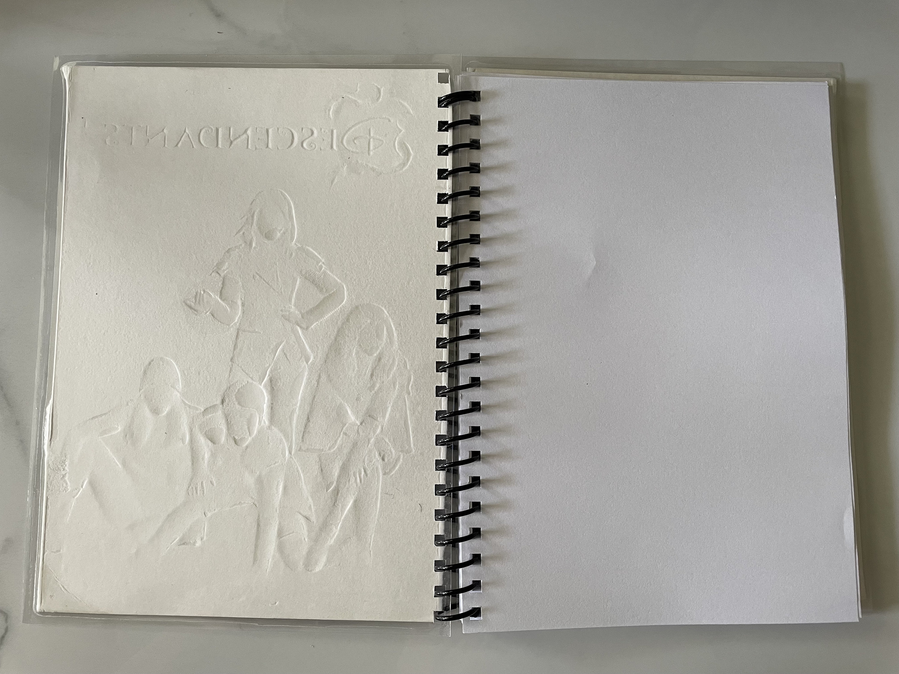 Disneys Descendants DVD Upcycled Spiral Bound Notebook Vintage - Etsy