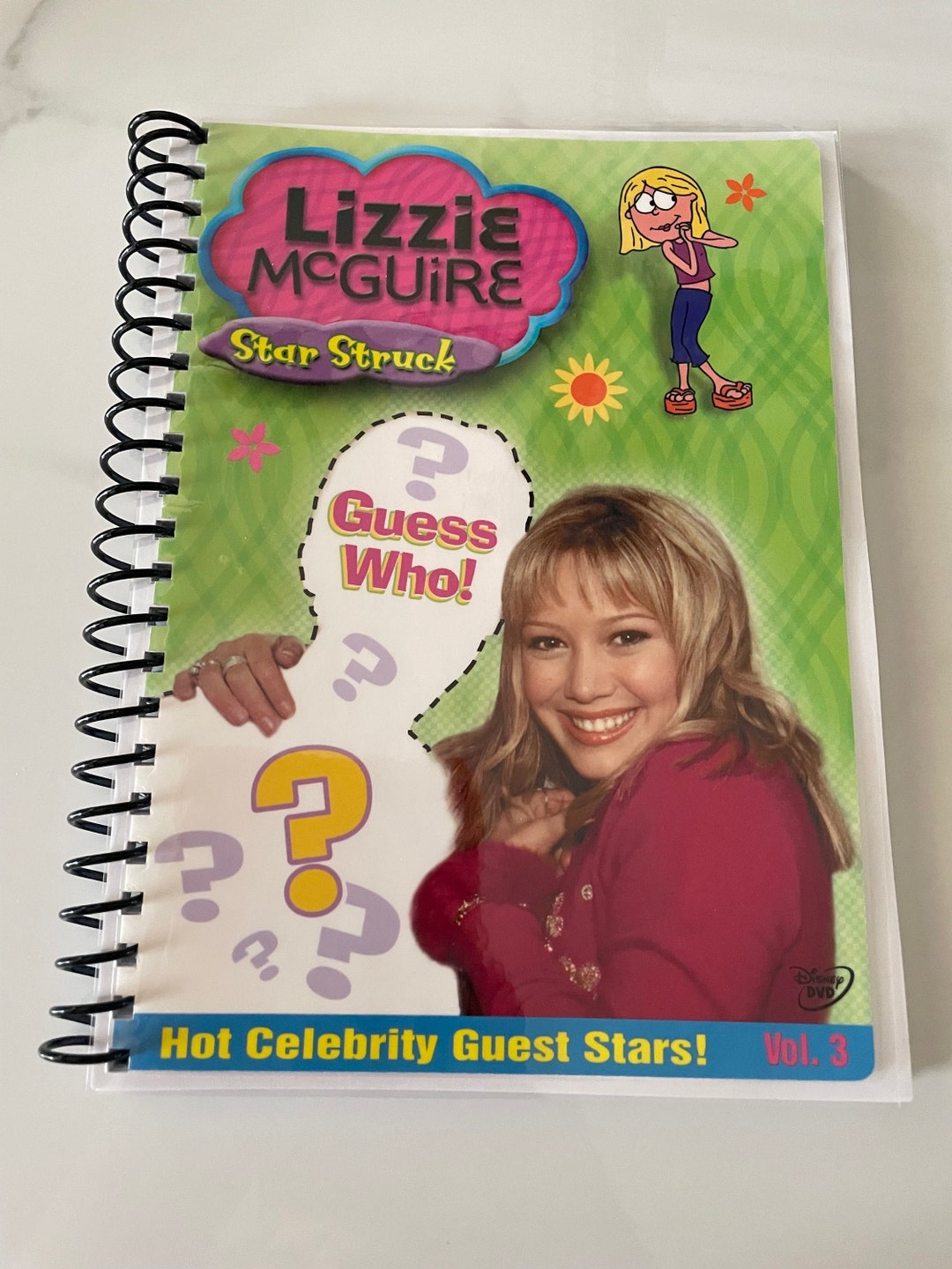 Disney Channels Lizzie Mcguire Starstruck TV Show DVD Upcycled Spiral ...