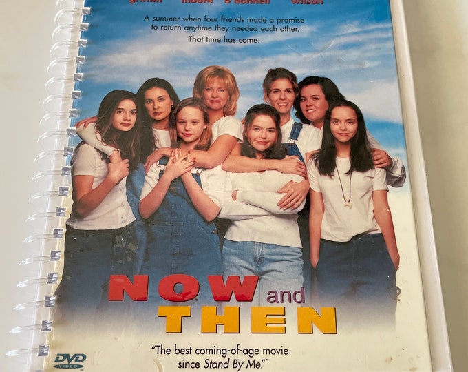 Now and Then Movie DVD Upcycled Spiral Bound Notebook Journal Vintage ...