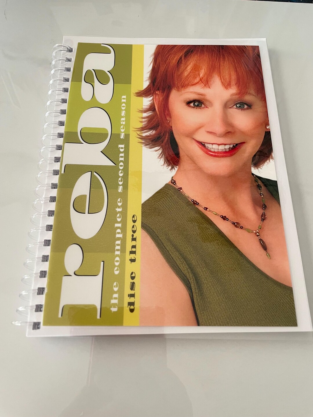 Reba Season 2 Disc 3 Sitcom TV Show DVD Upcycled Spiral Bound Notebook ...