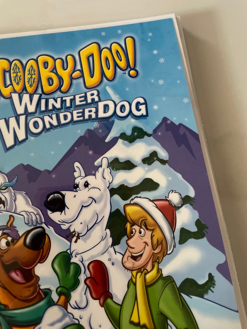 Scooby Doo Winter Wonderdog Cartoon Animated Movie DVD Upcycled Spiral ...
