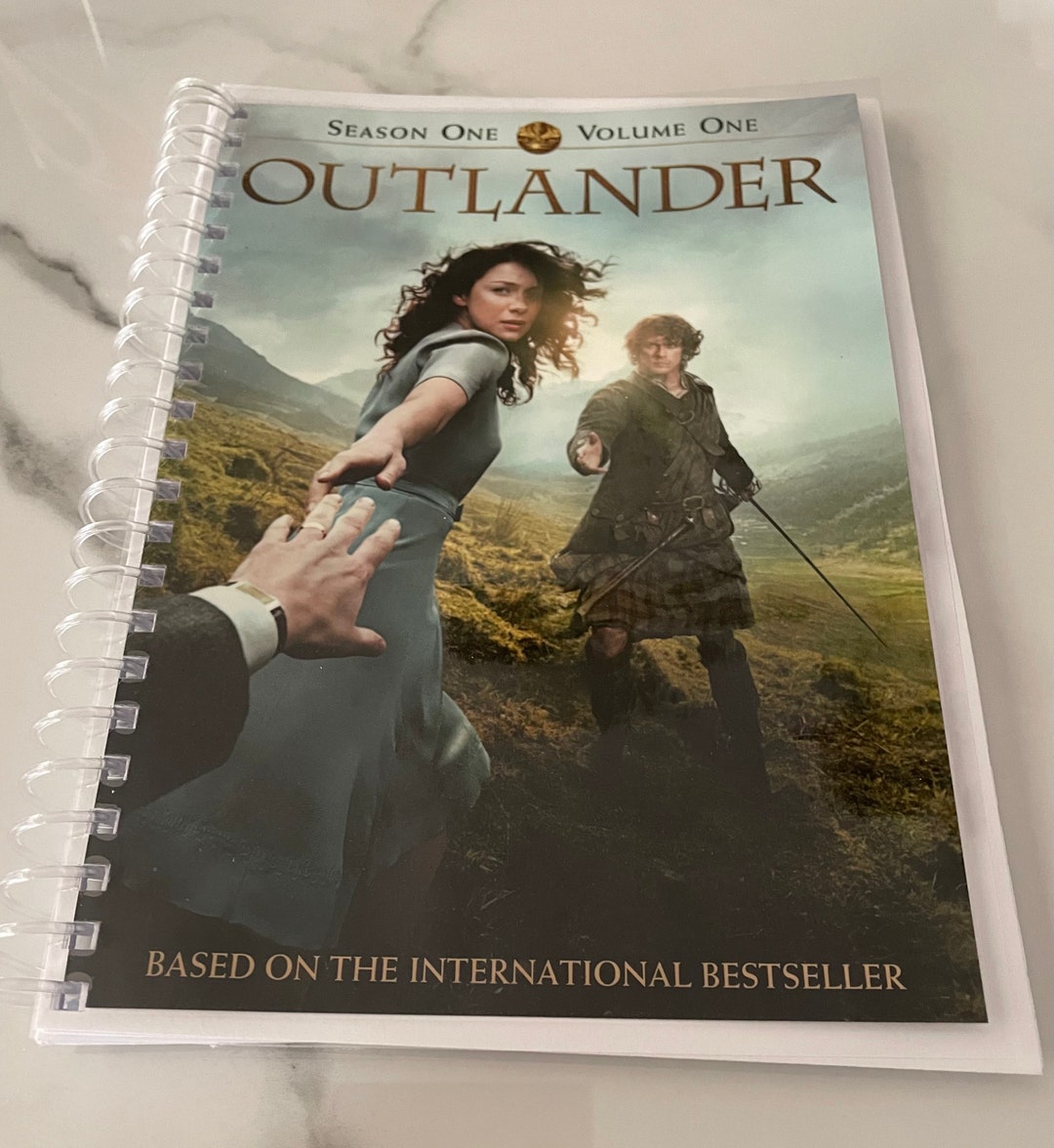 Outlander Season 1 TV Show DVD Upcycled Spiral Bound Notebook Journal ...