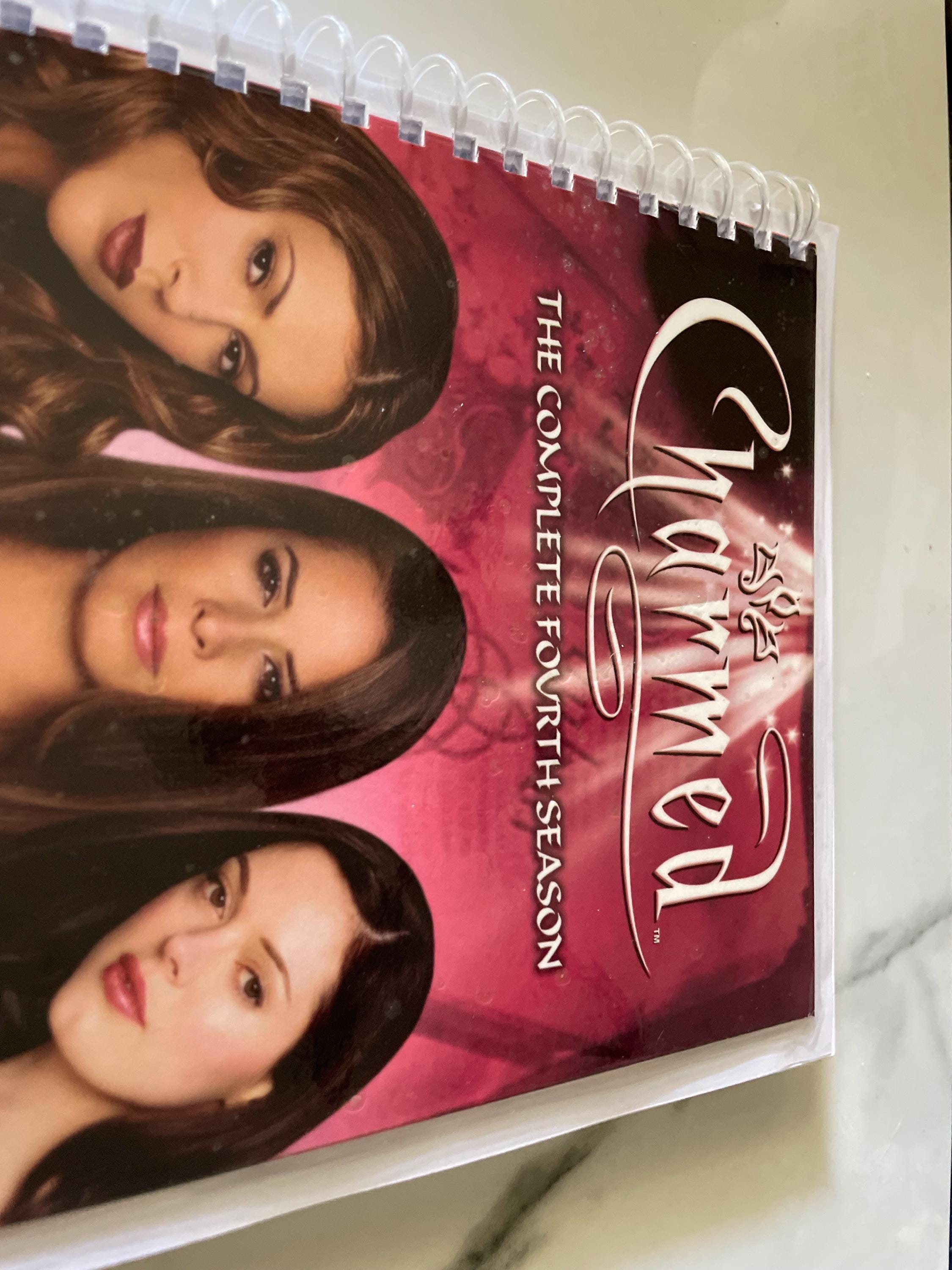 Charmed Season Four TV Show DVD Upcycled Spiral Bound Notebook Journal ...