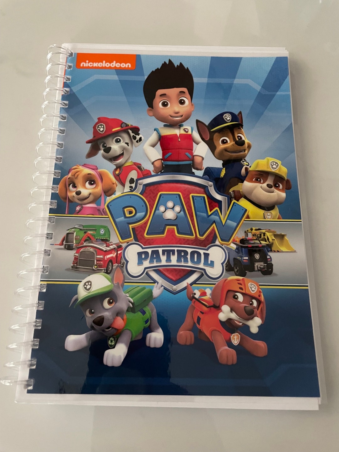 Nickelodeon Paw Patrol DVD Upcycled Spiral Bound Notebook Vintage ...