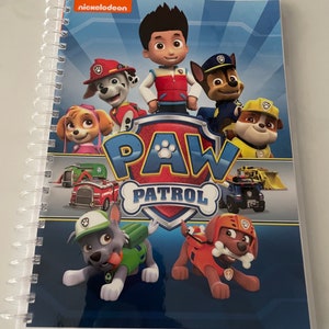 Nickelodeon Paw Patrol DVD Upcycled Spiral Bound Notebook Vintage ...