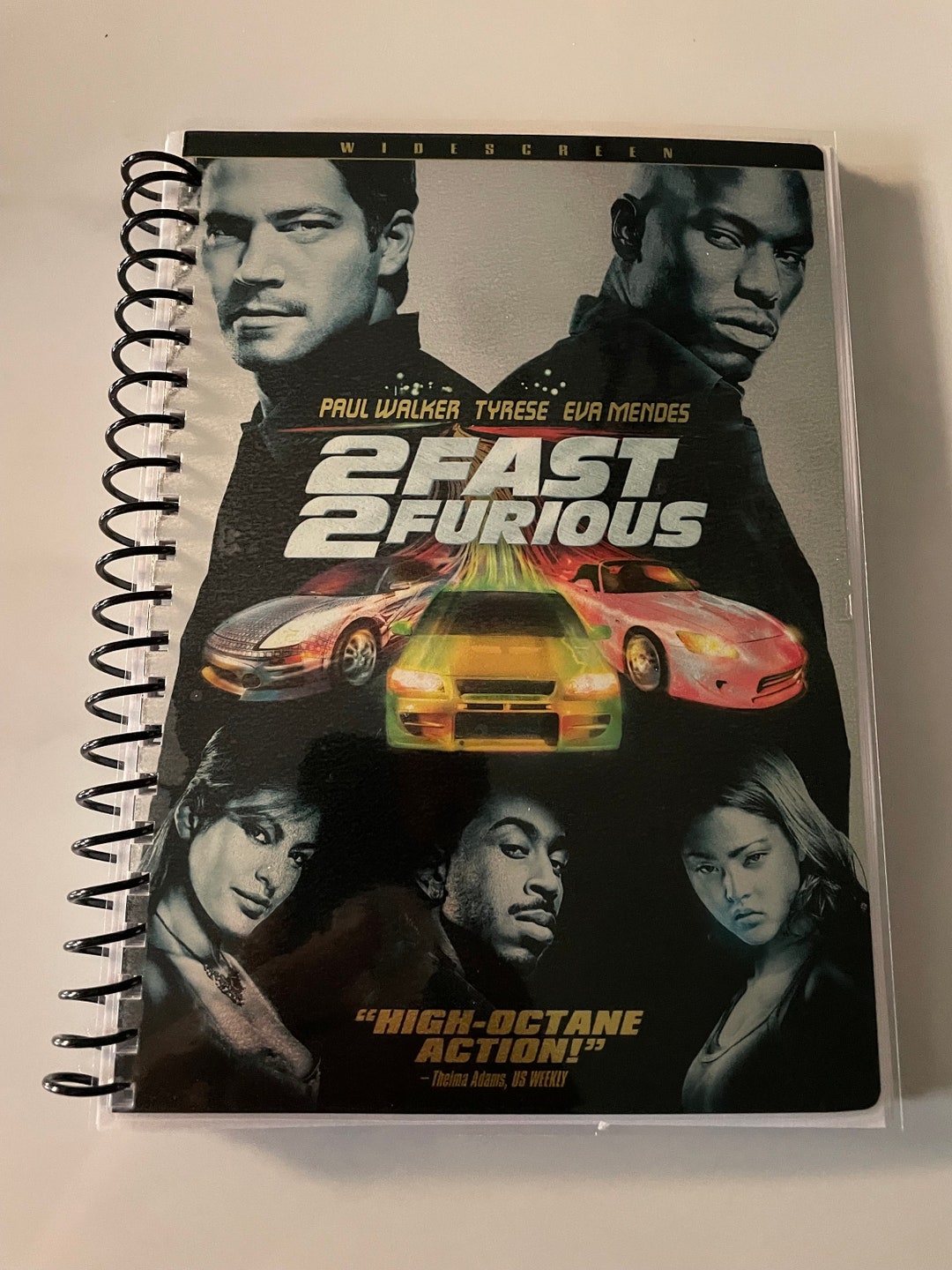 2 Fast 2 Furious Movie 2000s DVD Upcycled Spiral Bound - Etsy