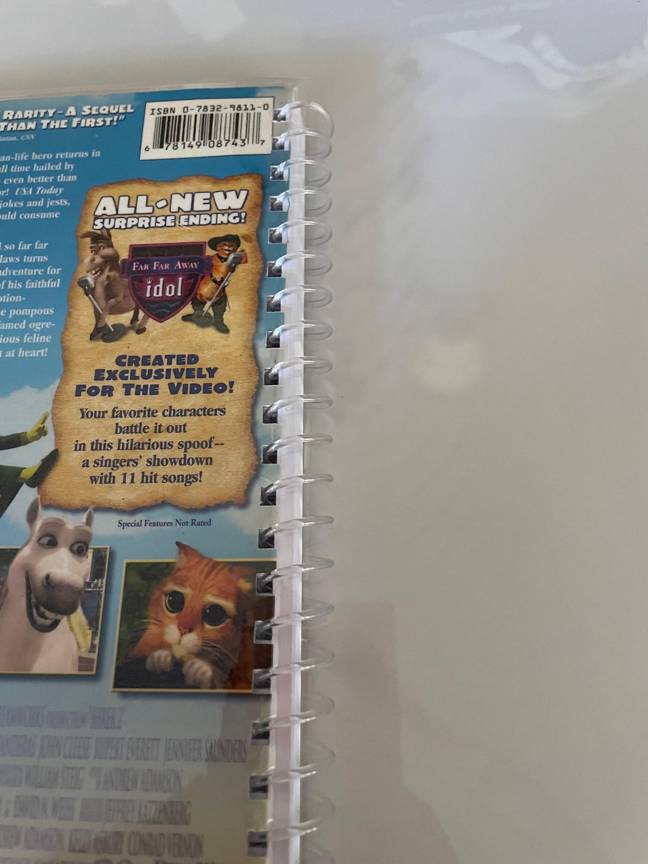 Shrek 2 2004 Movie VHS Upcycled Spiral Bound Notebook Vintage - Etsy