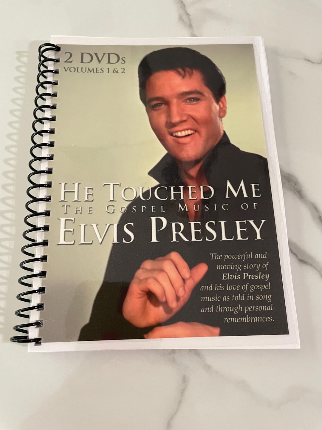Elvis Presley He Touched Me Gospel Music Movie DVD Upcycled Spiral ...