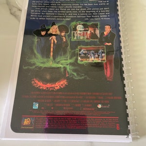 Casper Meets Wendy 90s Movie VHS Upcycled Spiral Bound Notebook Journal ...