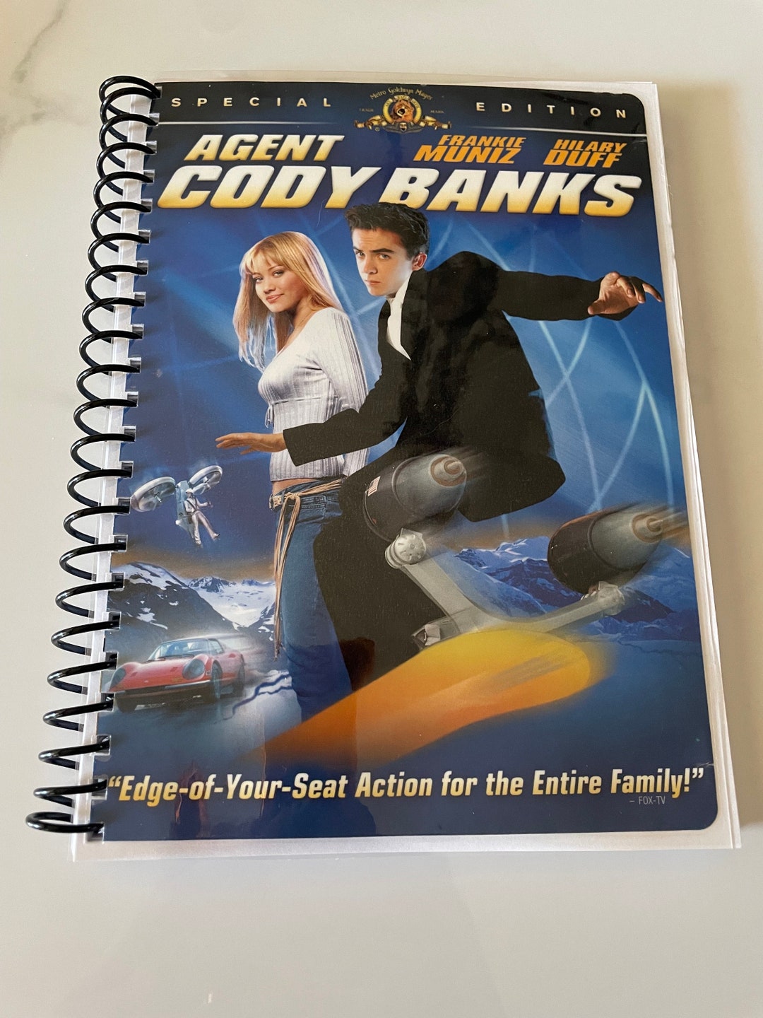 Agent Cody Banks Movie DVD Upcycled Spiral Bound Notebook Notepad ...