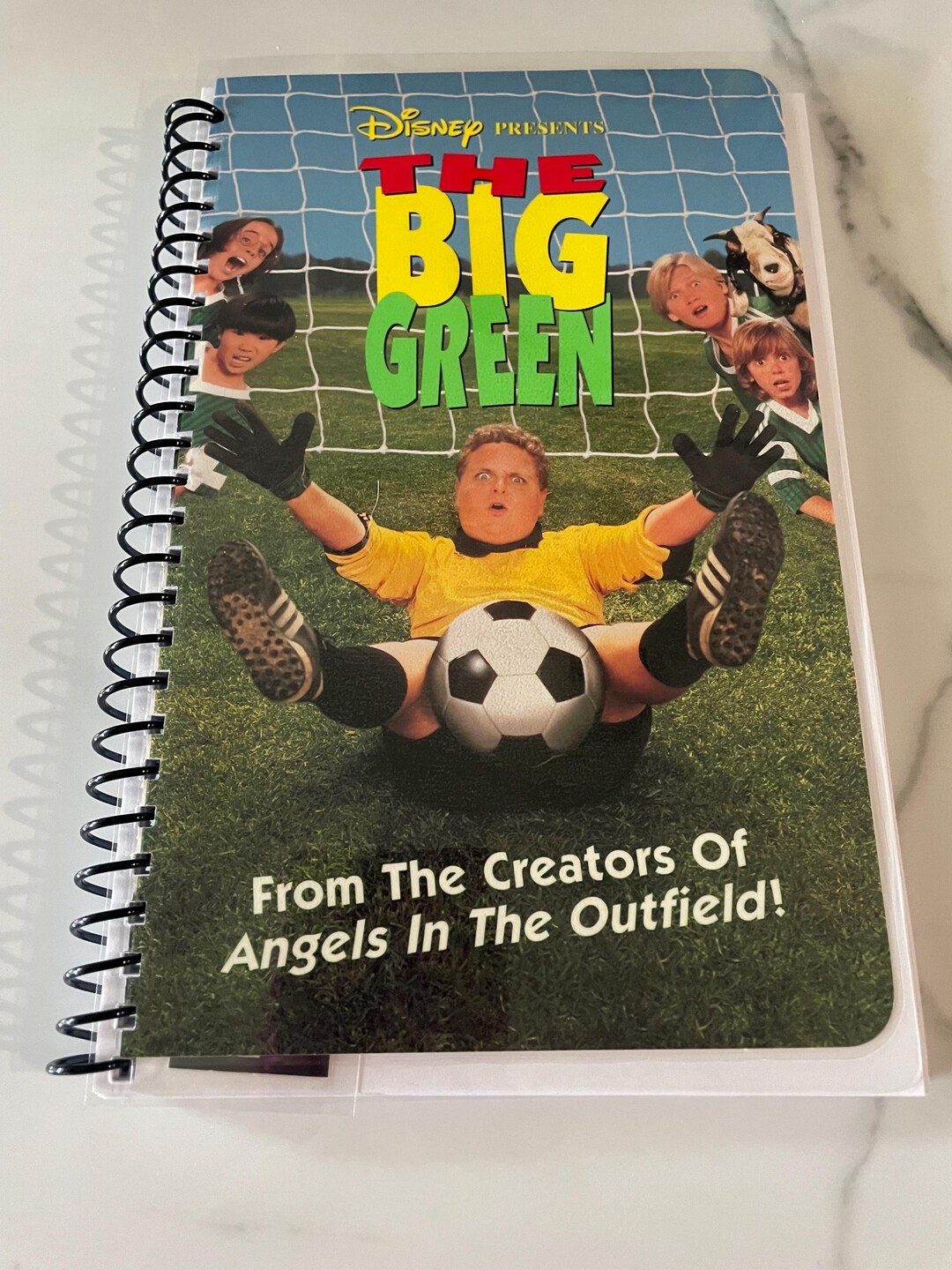 Disney the Big Green Movie Video VHS Upcycled Spiral Bound Notebook ...