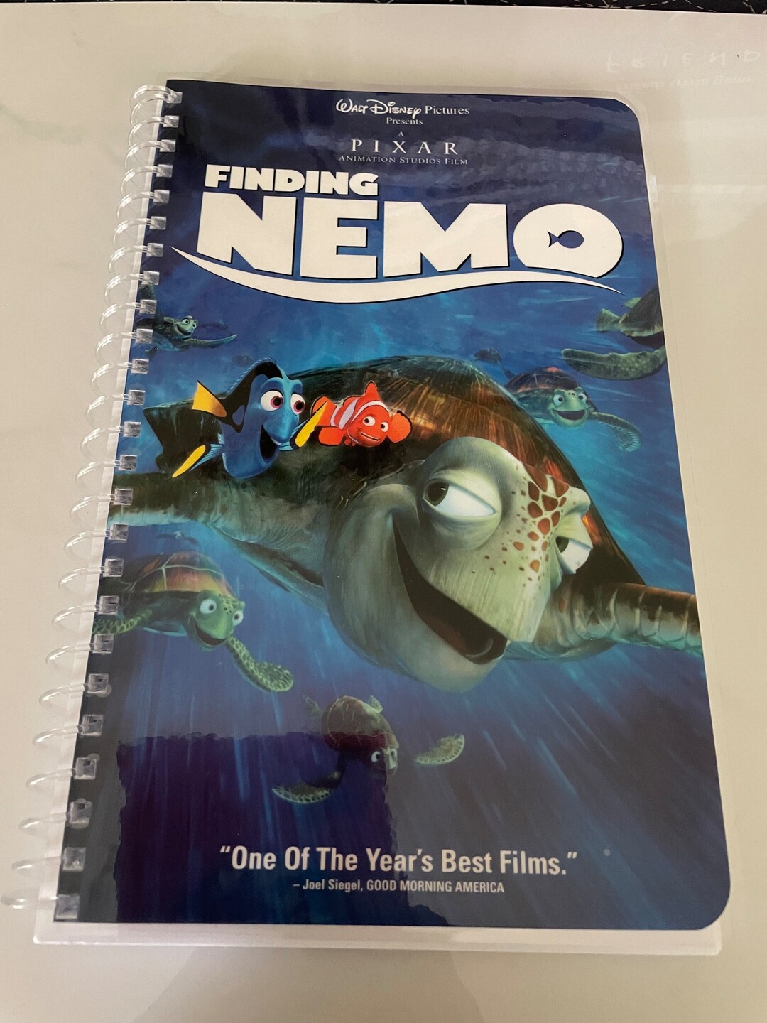 Disney Finding Nemo 2001 Movie VHS Upcycled Spiral Bound - Etsy