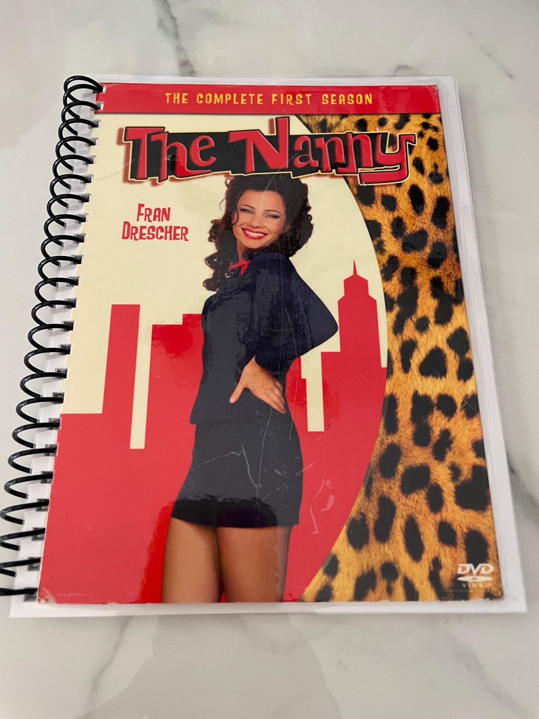 The Nanny Season One DVD Upcycled Spiral Bound Notebook Vintage TV Show ...
