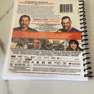 Goon Movie Blu Ray DVD Upcycled Spiral Bound Notebook Journal Vintage ...