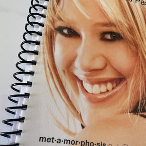 Hilary Duff All Access Pass Music Video Movie DVD Upcycled Spiral Bound ...