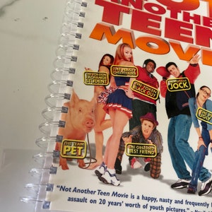 Not Another Teen Movie Movie DVD Upcycled Spiral Bound Notebook Journal ...