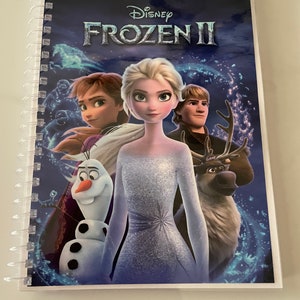 Disneys Frozen 2 Movie DVD Upcycled Spiral Bound Notebook Journal ...