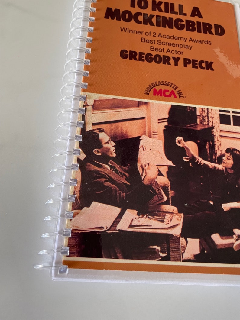 To Kill a Mockingbird Movie VHS Upcycled Spiral Bound Notebook Journal ...