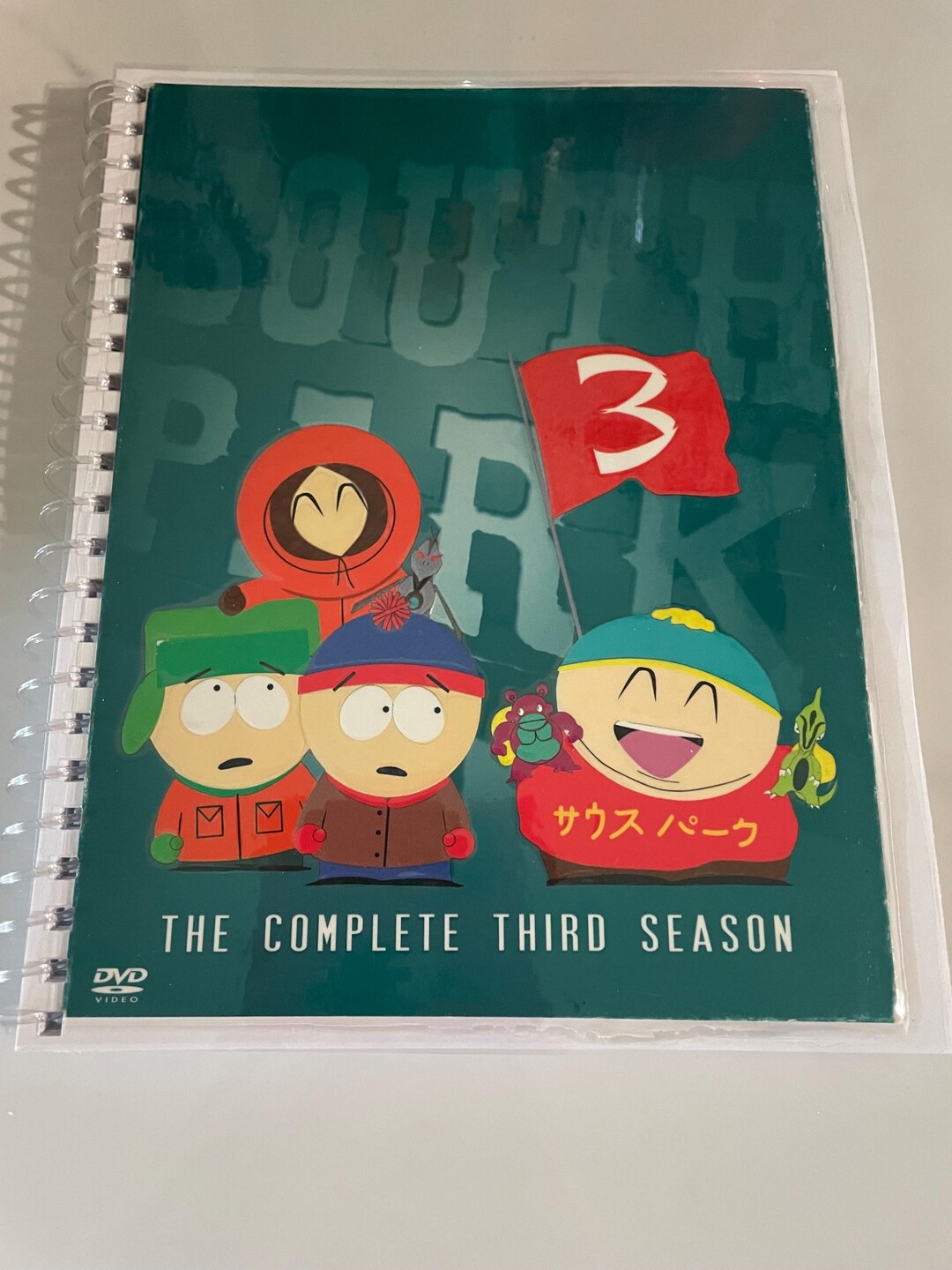 South Park Season 3 DVD Upcycled Spiral Bound Notebook Notepad Journal ...