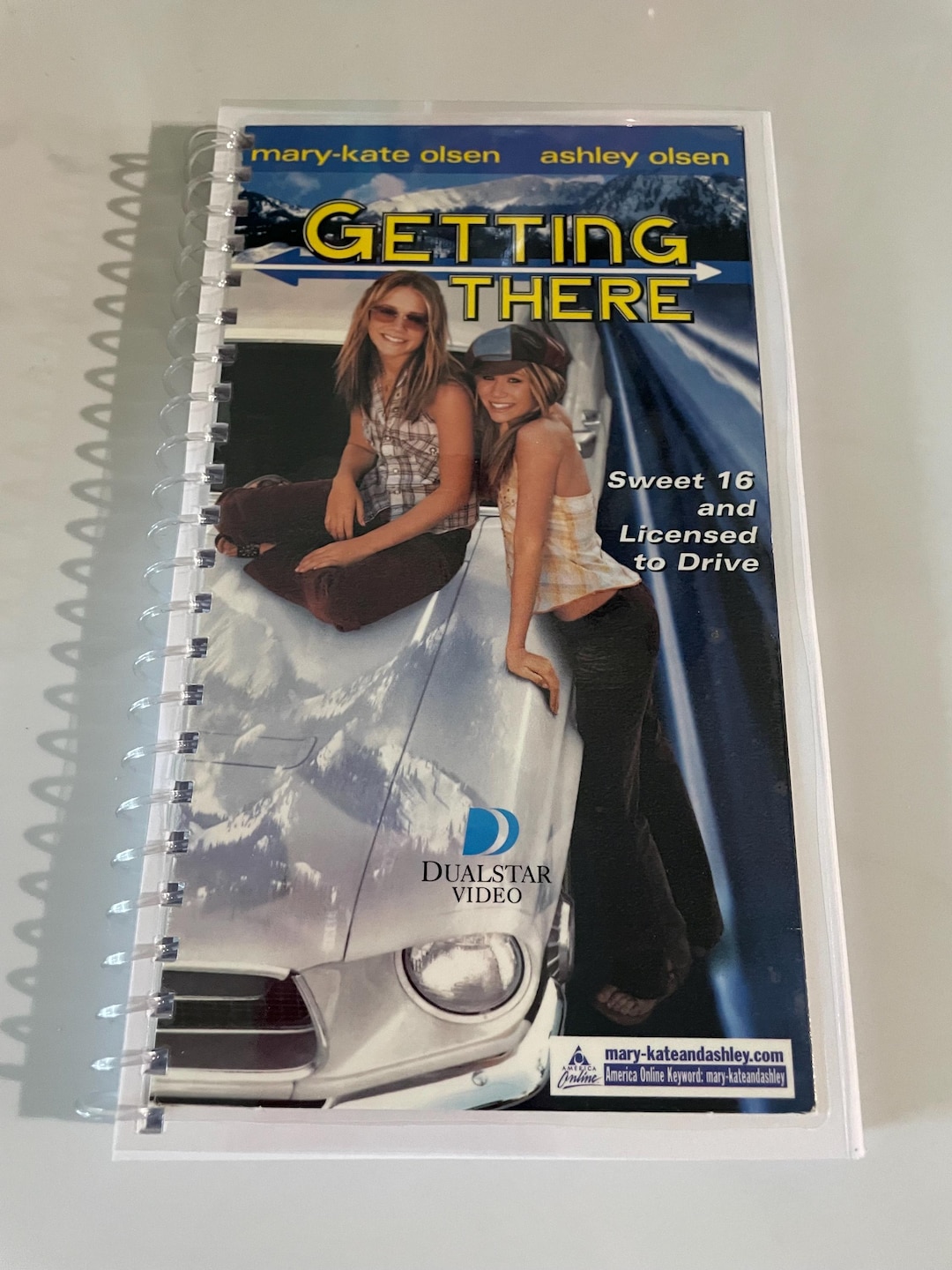 Getting There Movie VHS Upcycled Spiral Bound Notebook Notepad Journal ...