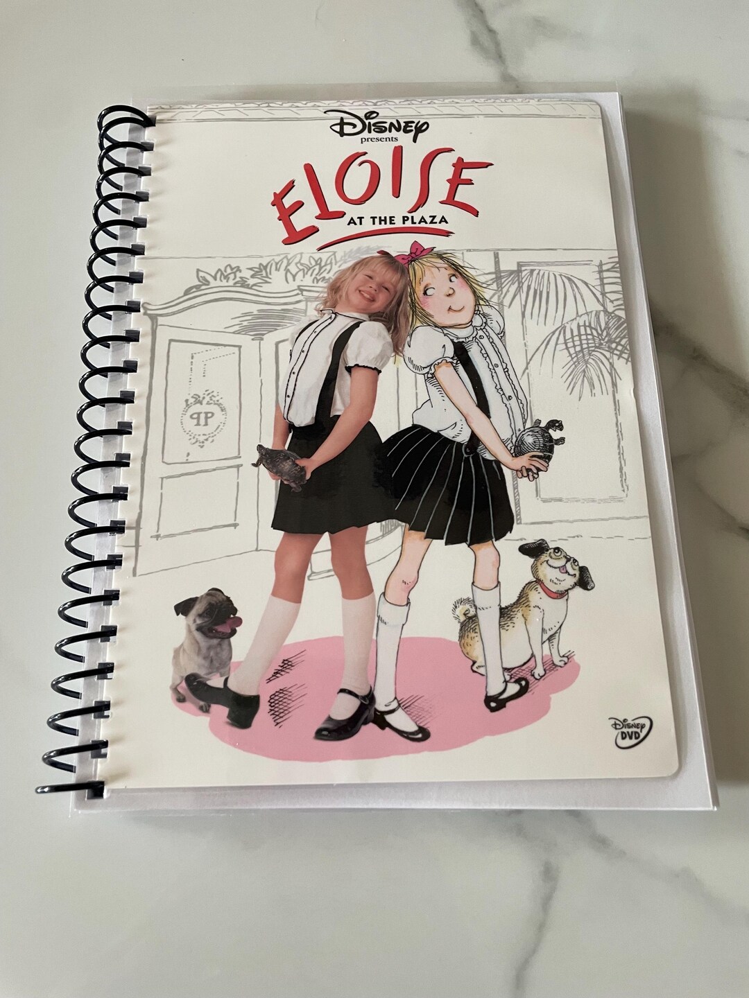 Walt Disney Eloise at the Plaza Movie Video DVD Upcycled Spiral Bound ...