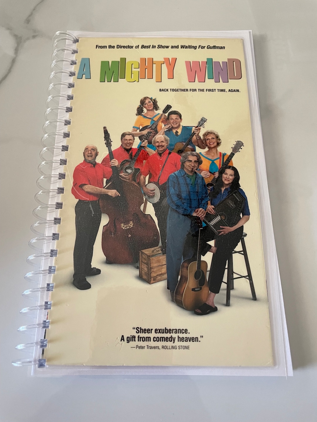 A Mighty Wind Movie VHS Upcycled Spiral Bound Notebook Journal Vintage ...